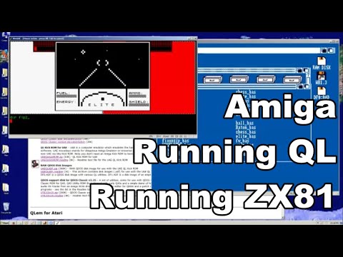 An Amiga running a Sinclair QL: Installing QDOS Classic on WinUAE - #AMayGA