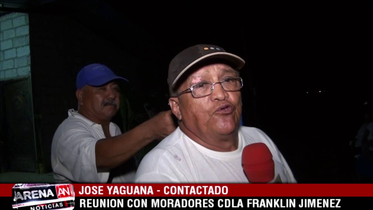 JOSE YAGUANA UNA VEZ MAS SE REUNE CON DIFERENTES PERSONAS DE SITIOS DEL ...