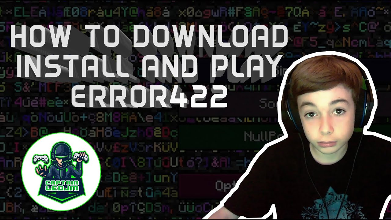 How to download, install, and play Error422 - Minecraft - Part one - YouTube