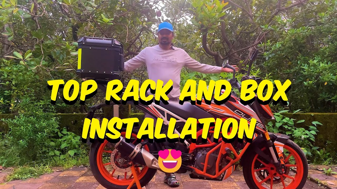 Moto Torque Top rack and Top box installation on Scarlet😍 - YouTube