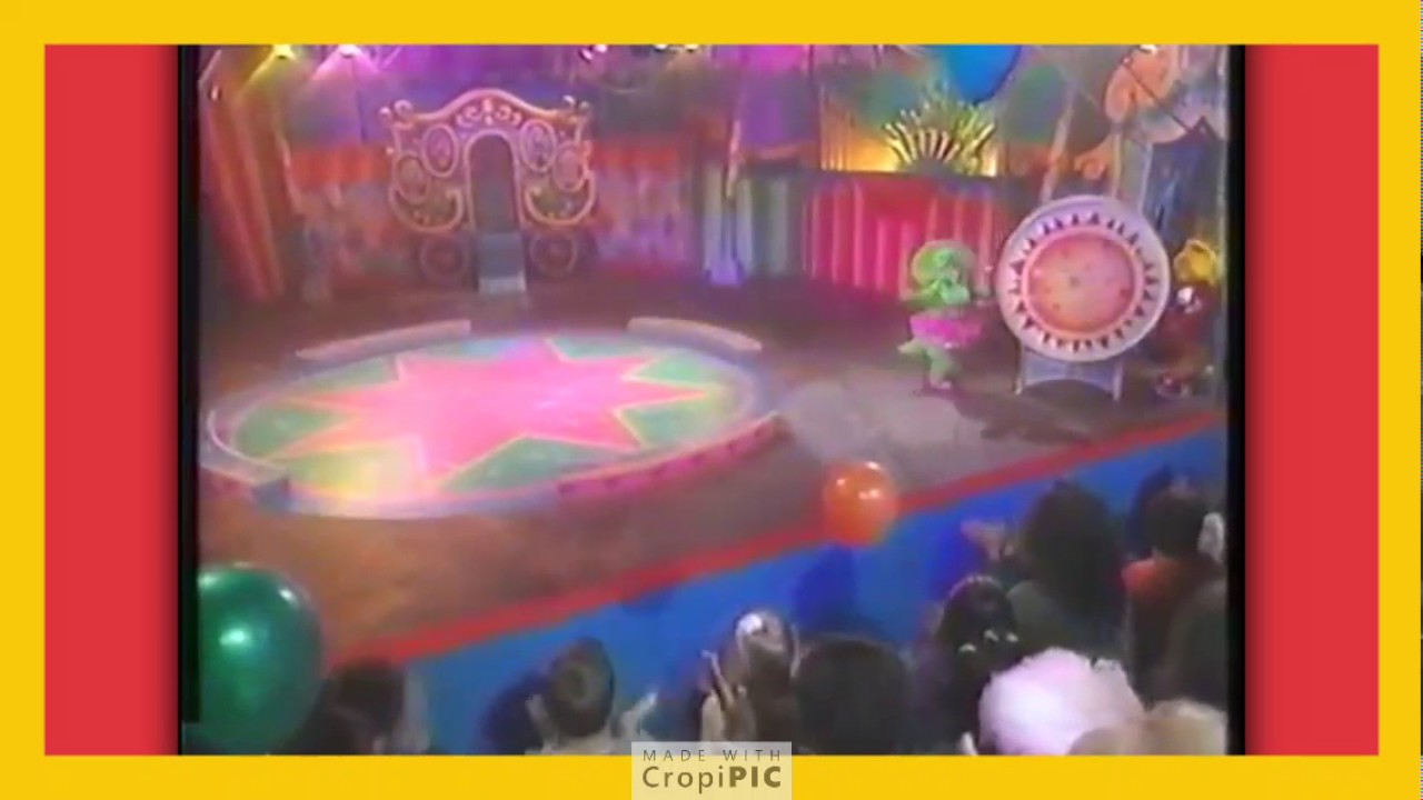 Yay, Barney, Baby Bop, BJ, Danny, Kim, Stephen, Emily and Kristen ...