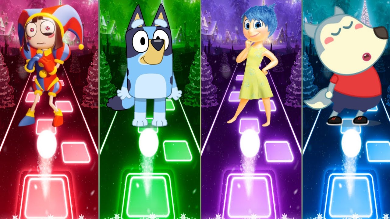 Digital Pomni 🆚 Bluey Bingo 🆚 Inside Out Join Joy 🆚 Wolfoo Family 🎶 ...