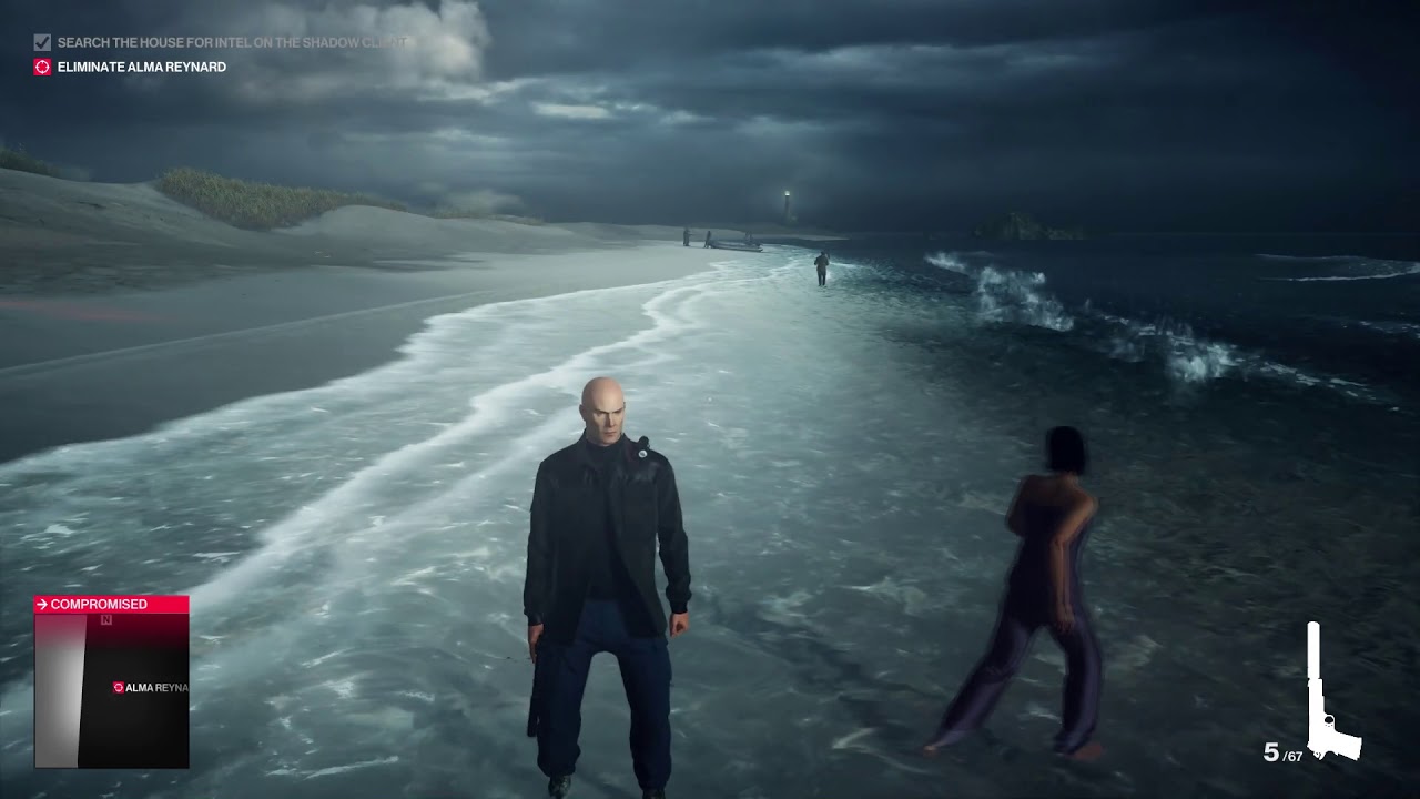 HITMAN 2 - Asserting dominance makes Alma Reynard drown herself - YouTube