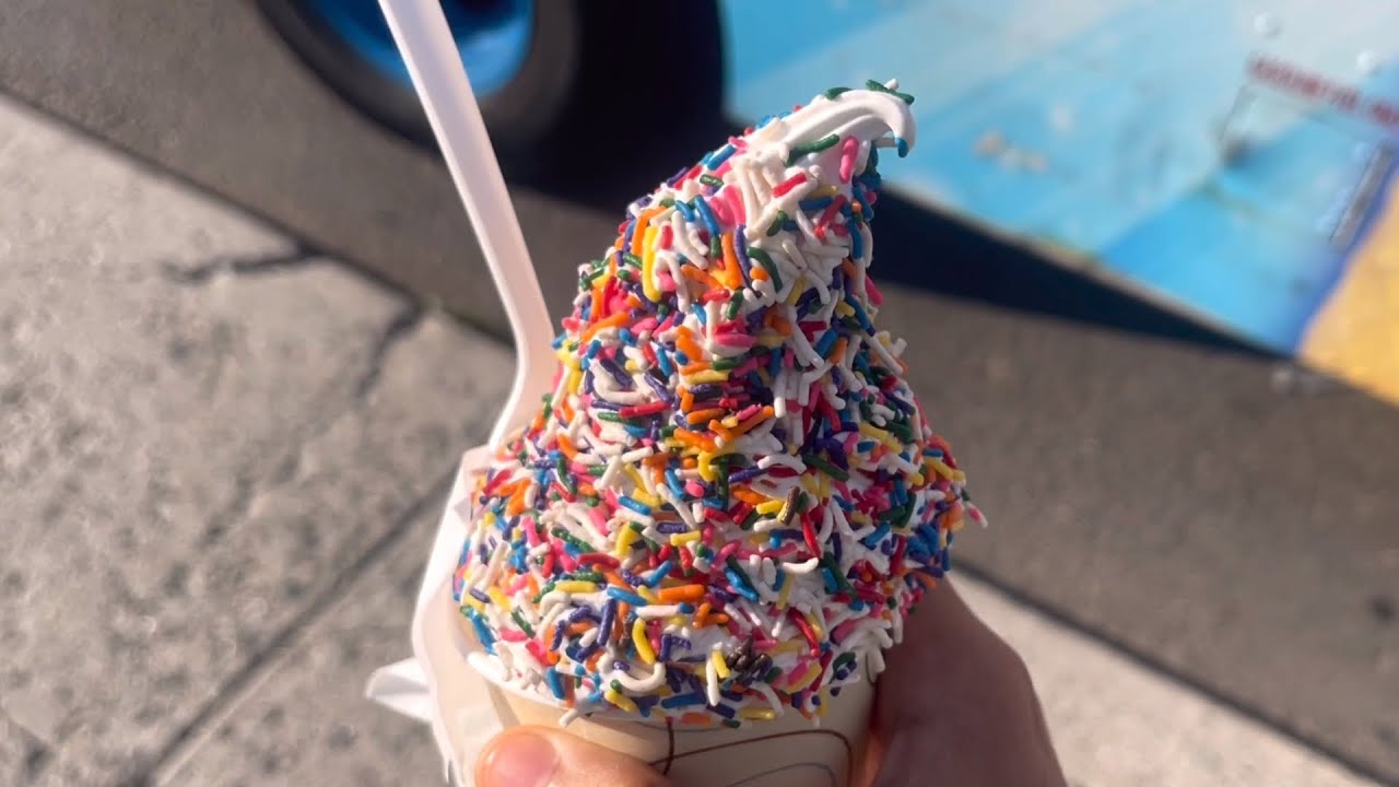 Buying Ice Cream From Danny's Soft Serve #7 Once Again At All - YouTube