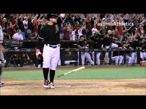 Cody Ross BEST BAT FLIP EVER Walk Off Home Run Slow Motion Diamondbacks ...