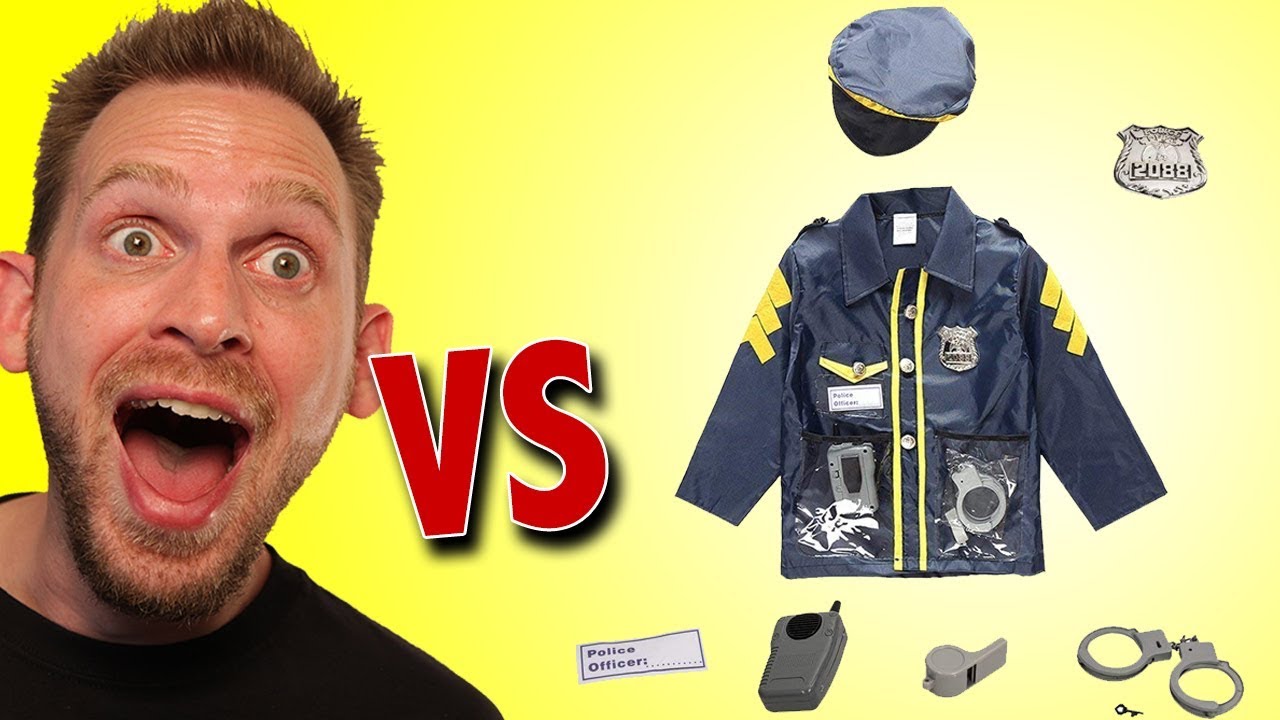Policeman Role Play Costume Unboxing - YouTube