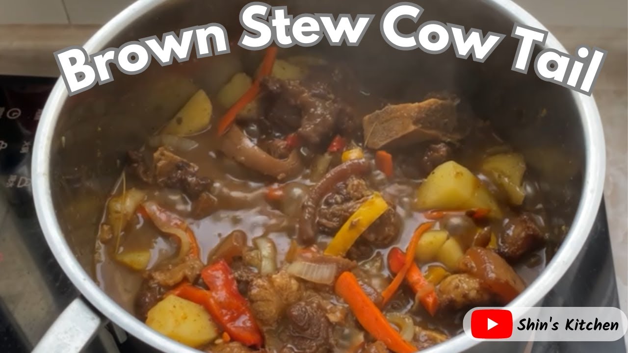 Get Your Mouth Watering with Shin's Brown Stew Cow Tail Recipe - YouTube
