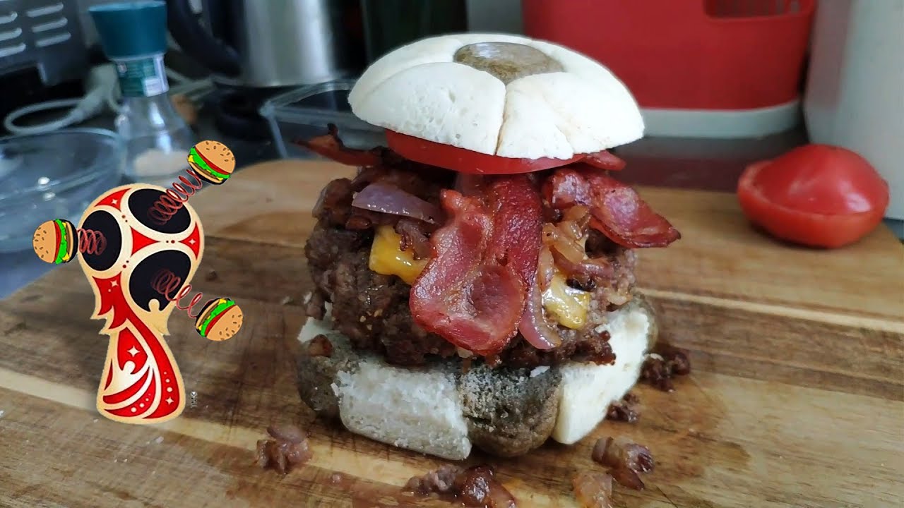 Worldcup soccer burger 世界杯汉堡 - YouTube