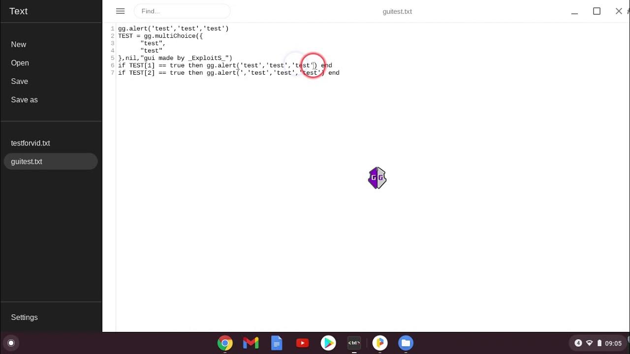 How To Add A Gui Button On Your Scripts (GameGuardian) - YouTube