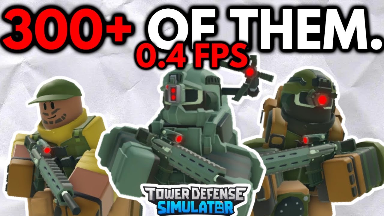 Hundreds of Units Break TDS! | ROBLOX - YouTube