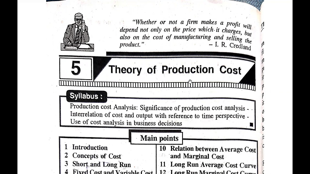 BCOM SEM 1 (ENG MED) ECONOMICS CHAPTER 5 (PART 1) - YouTube