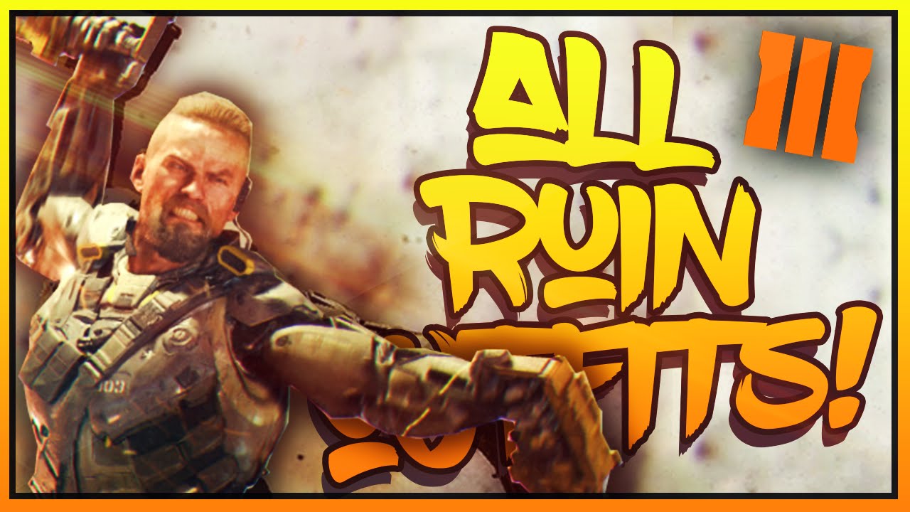 Black Ops 3 - All RUIN Gear Sets - Including Hero Gear (PS3/PS4 & XBOX ...