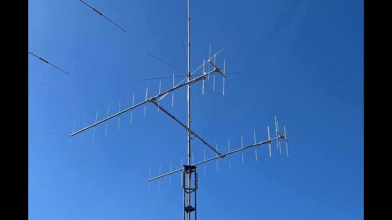 Fabrication d'un Yagi VHF de 14 éléments par VE2IBN - YouTube