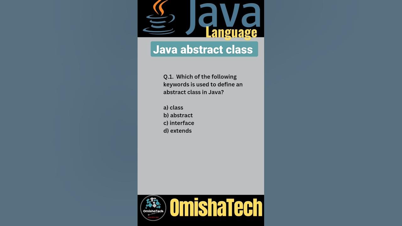 Abstract Class Java Programming Shorts Viral Omishatech Ytshorts Java Programming Youtube