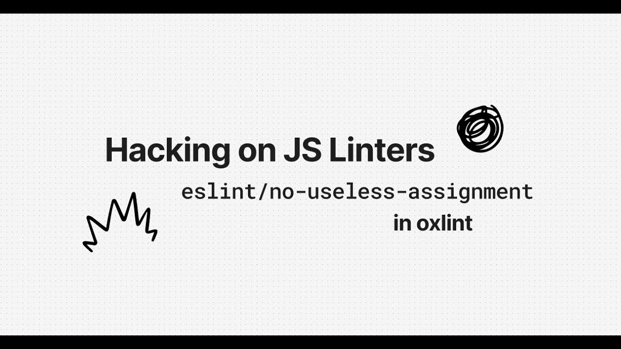 Hacking on JavaScript Linters // 04.01.2026 - YouTube