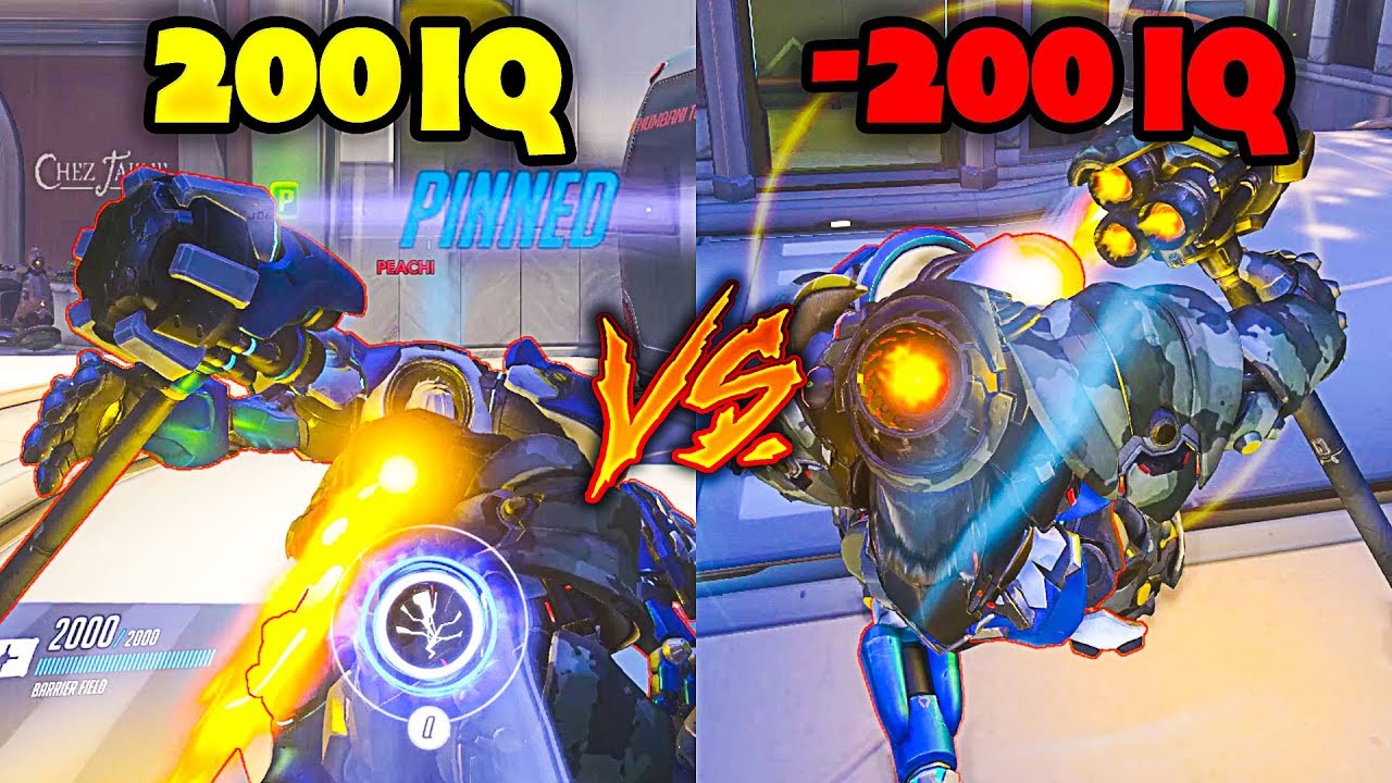 200 IQ vs -200 IQ - Overwatch - YouTube
