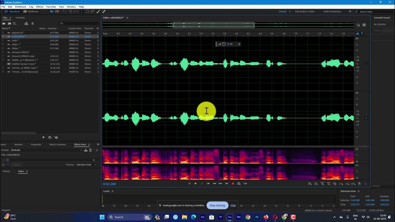 Adobe Audition Basic Recording Tutorials Full - YouTube