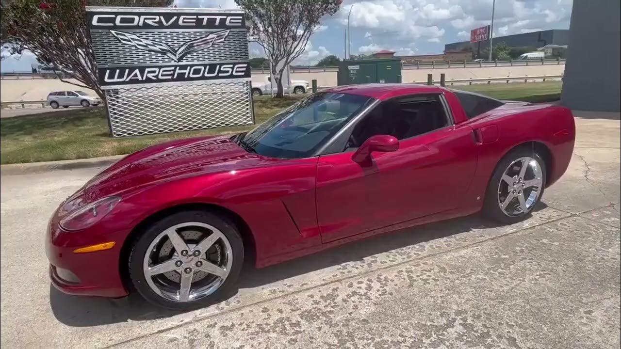 2008 Crystal Red Chevrolet Corvette Coupe 3LT - YouTube