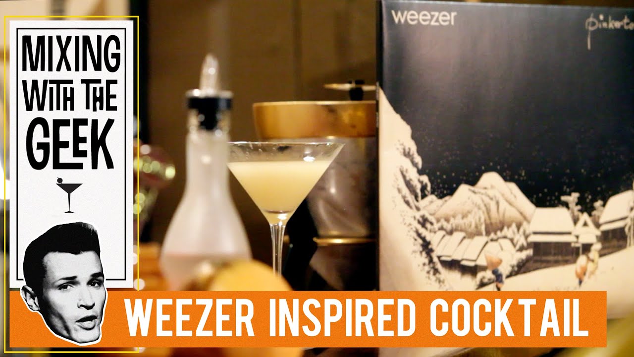 Weezer Inspired Cocktail - Sake Martini | Cocktails paired with Records ...