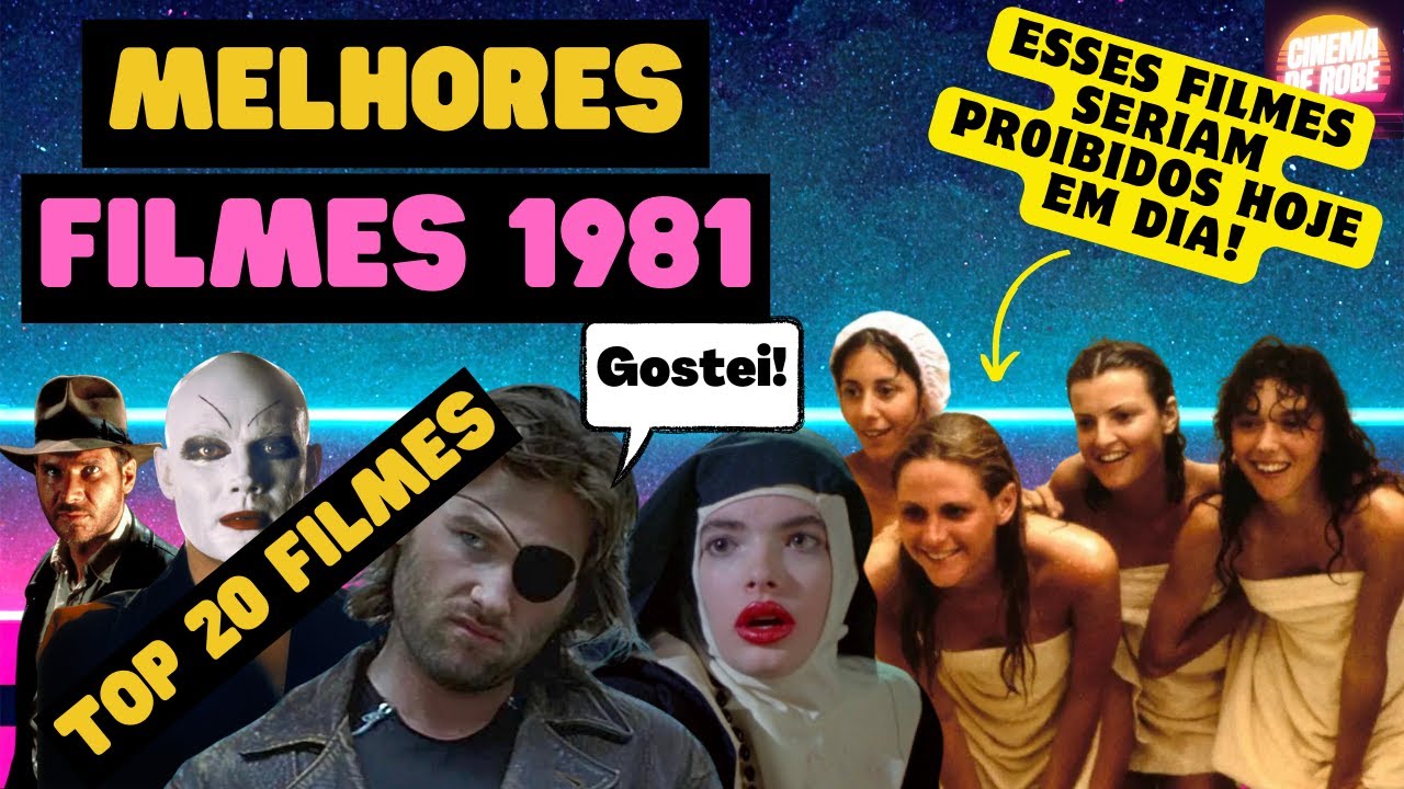 MELHORES FILMES de 1981 | MAIORES CLÁSSICOS do CINEMA dos ANOS 80 - YouTube