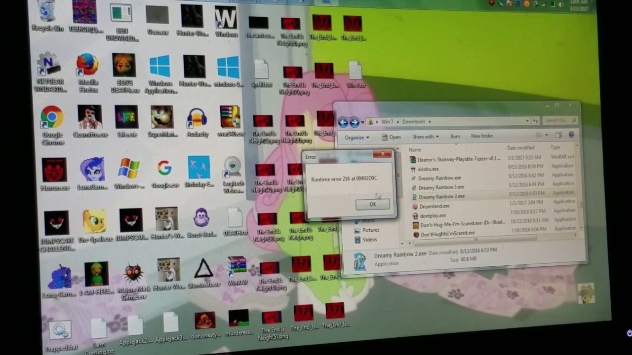 3 Dreamy Rainbow Games | PINKAMENA MEETS BEN DROWNED?!?!? - YouTube