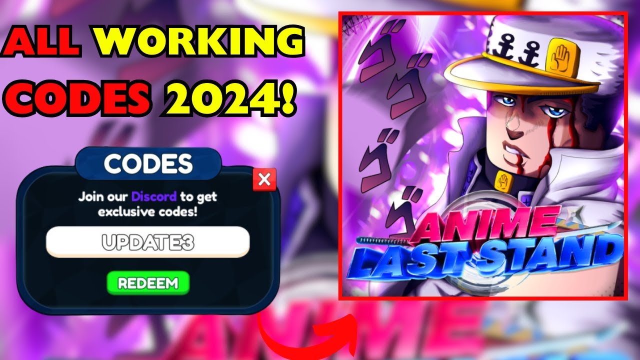 [HEAVEN UPD 3] Anime Last Stand CODES Roblox 2024! - YouTube