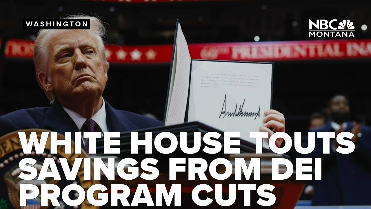 White House reports $2.3 billion savings from DEI program cuts - YouTube