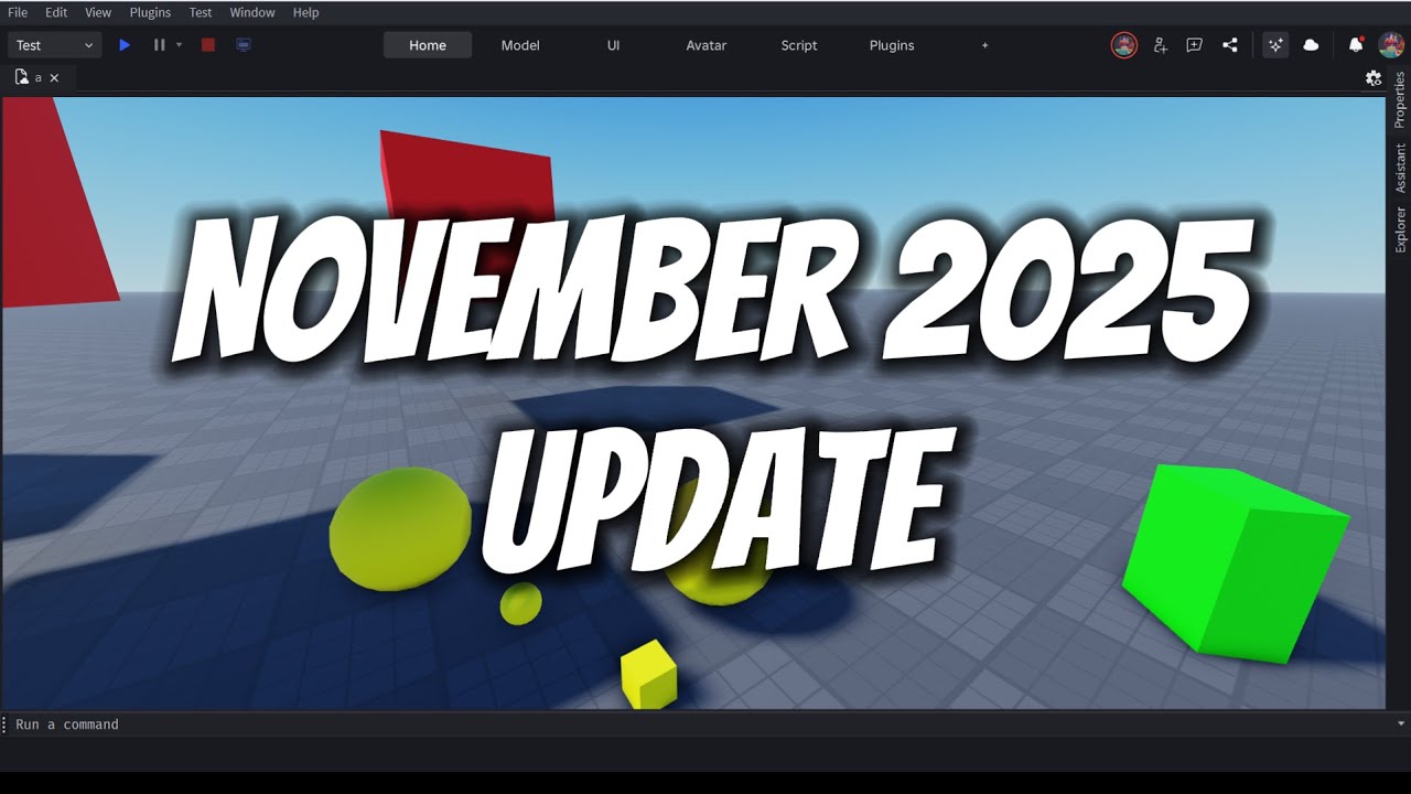 Roblox Studio New Interface (November 2025 Update) - YouTube