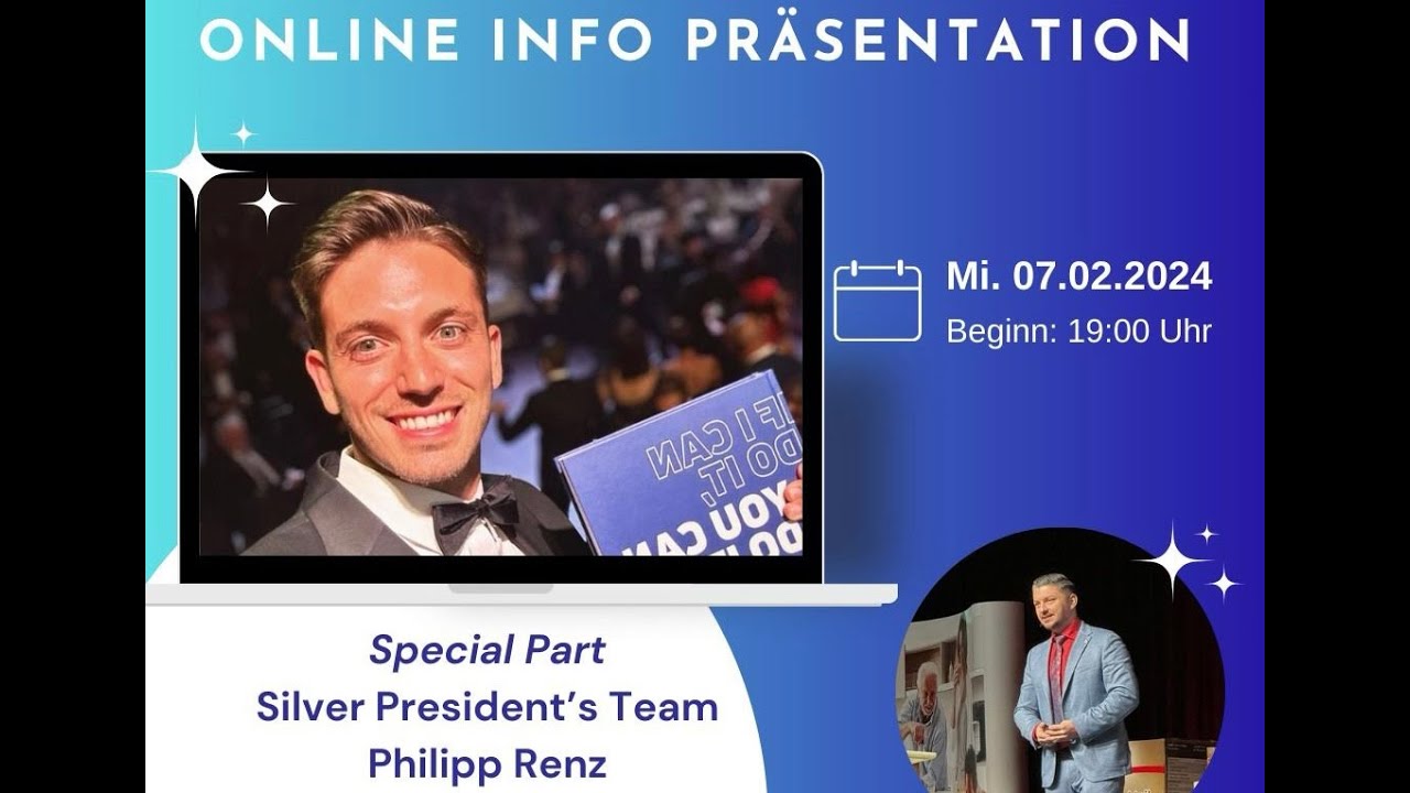 Produkt & Geschäftspräsentation mit SPECIAL Part Philipp Renz, 07.02.24 ...