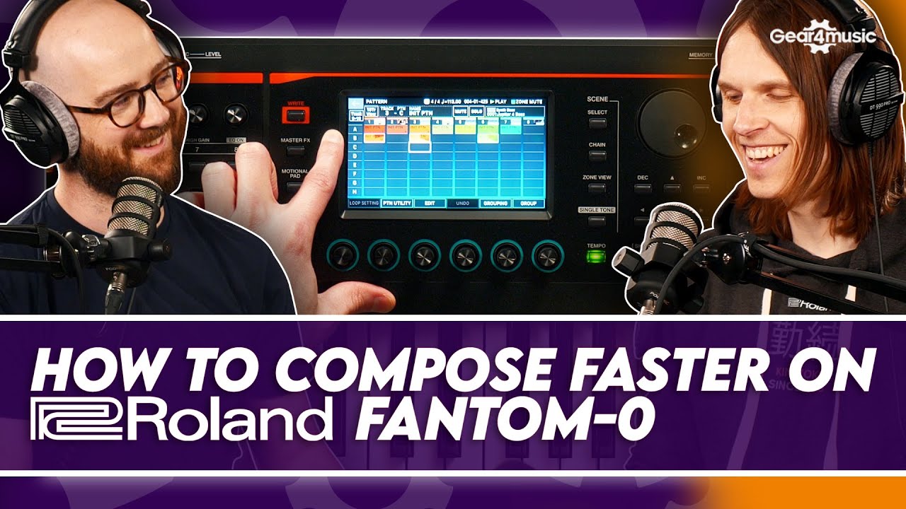 How to compose faster on the Roland Fantom O! - YouTube