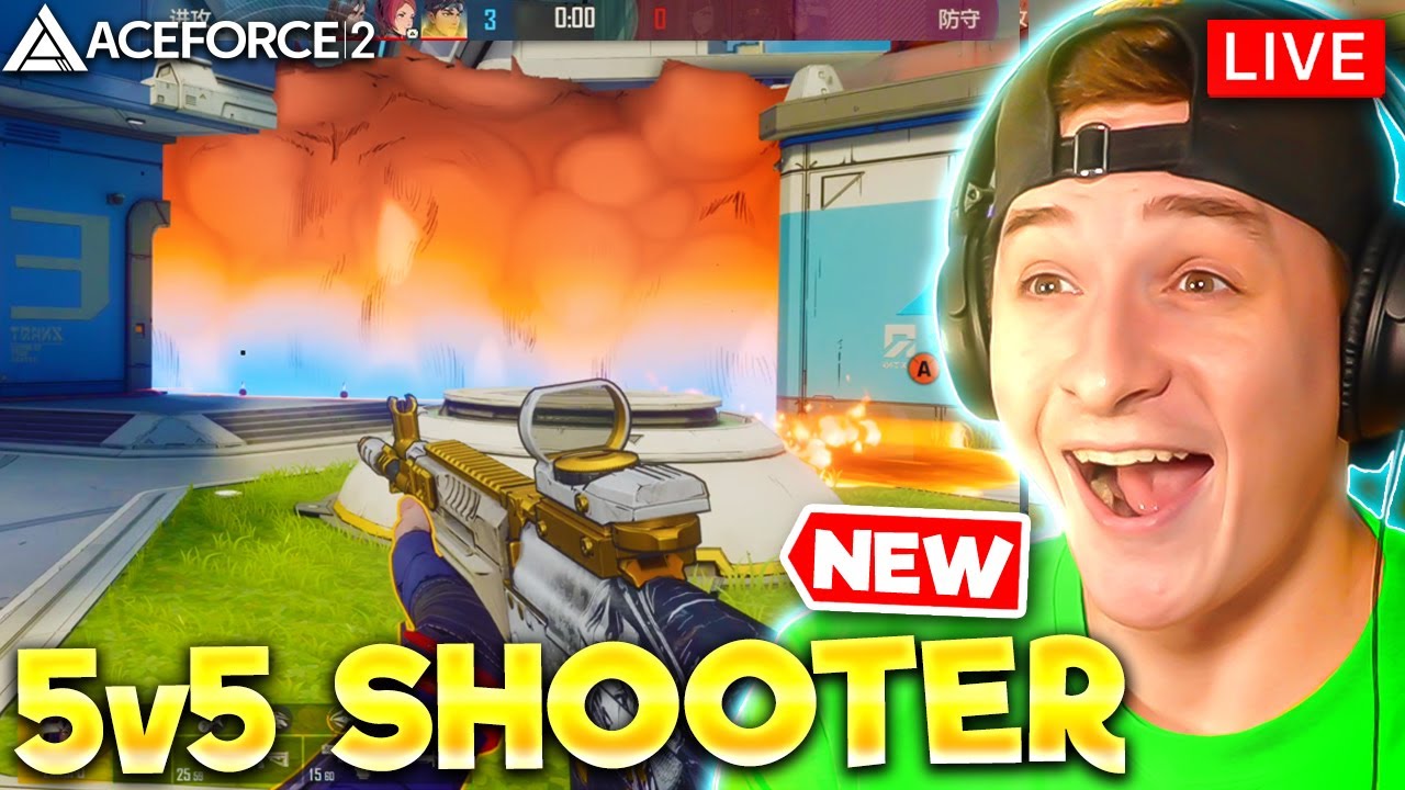 NEW 5V5 GAME ACE FORCE 2! BETTER THAN VALORANT MOBILE?! - YouTube