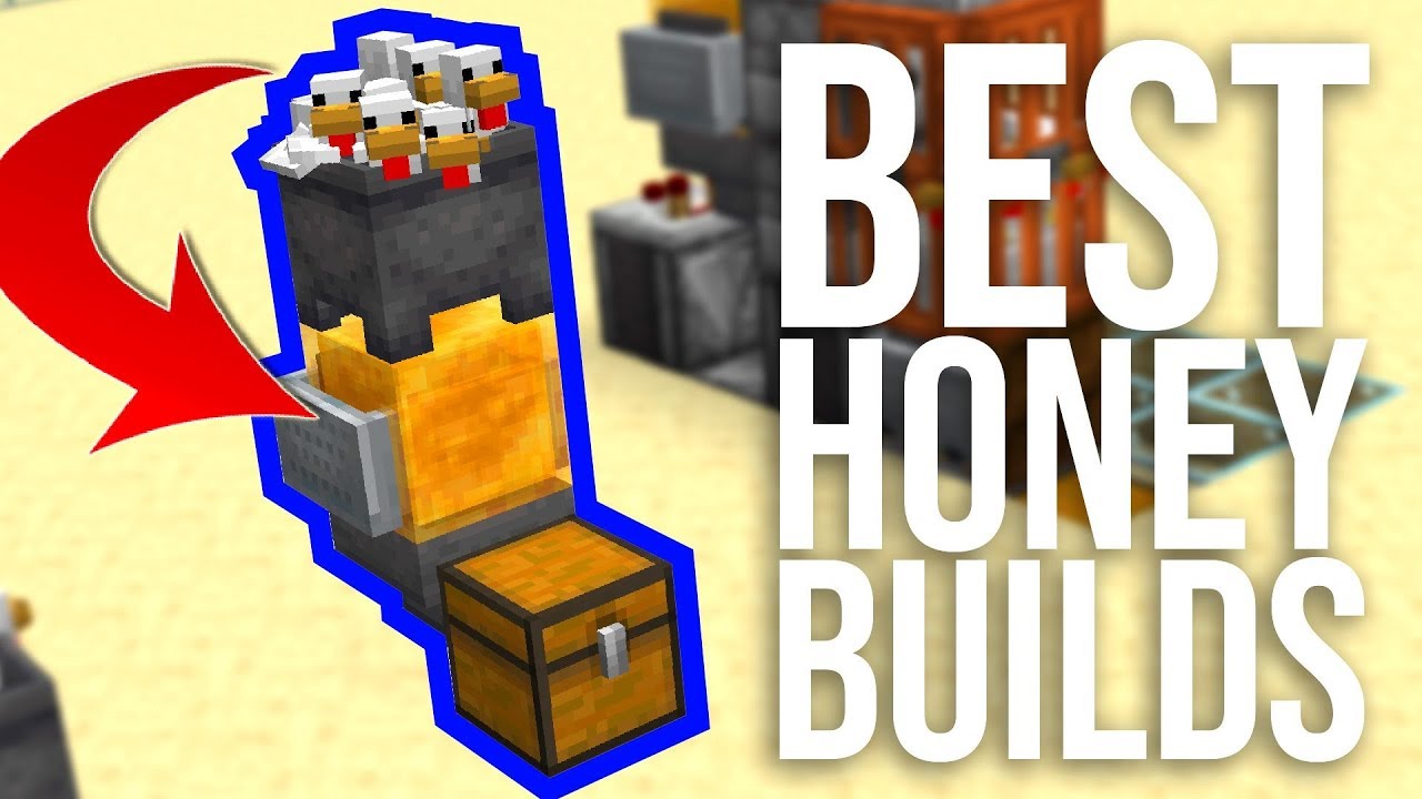 The BEST Honey Builds for Minecraft 1.15 - YouTube