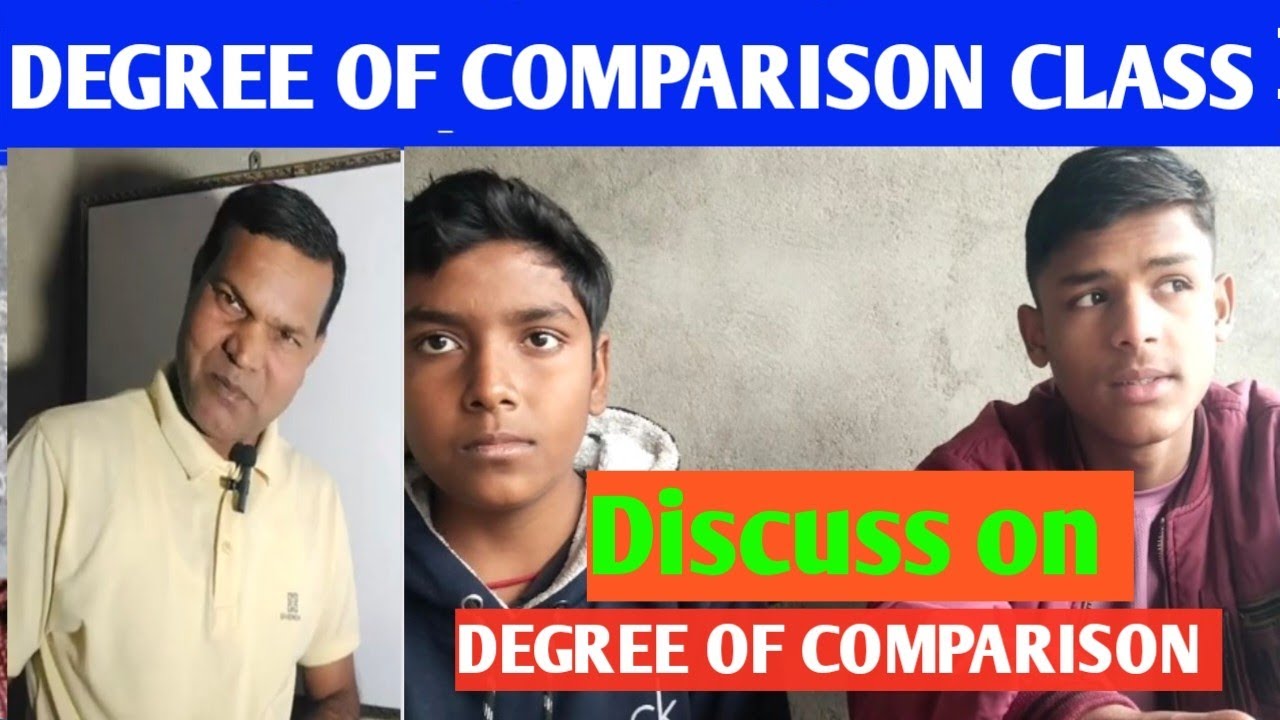 Degree of Comparison// Positive, Comparative & Superlative Degree in ...