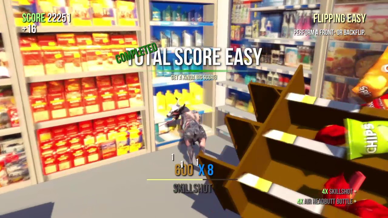 Goat Simulator ripped goat is strong? - YouTube