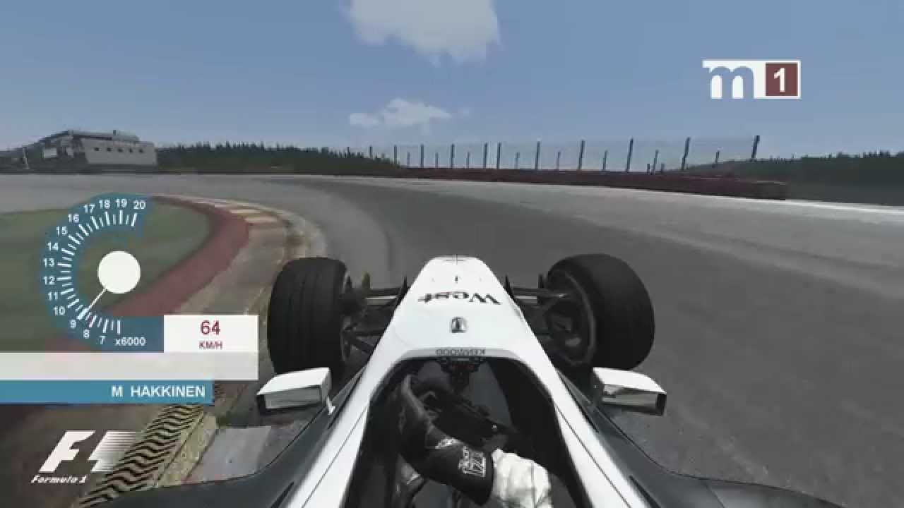 Assetto Corsa - F1 2001 HUD + TV Style - YouTube