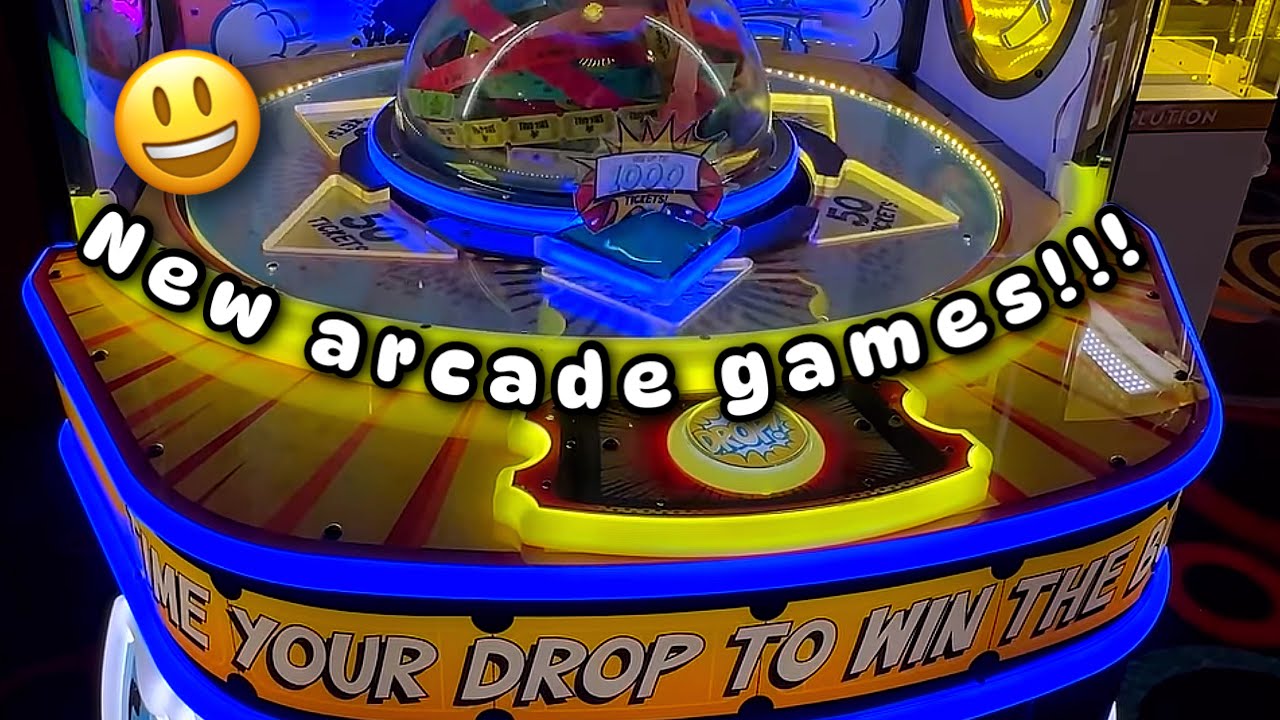 WE LOVE THESE NEW ARCADE GAMES!!! - YouTube