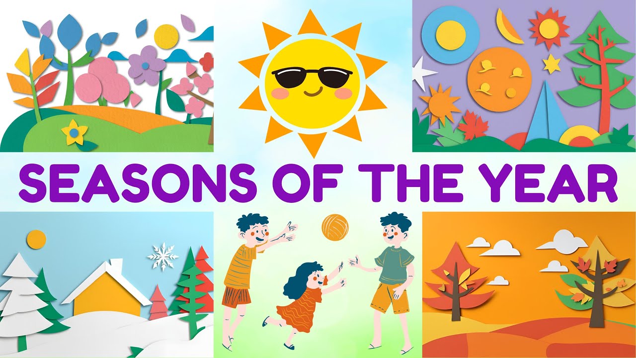 Learning Seasons for Kindergarten - Four Seasons of the Year - Kids ...