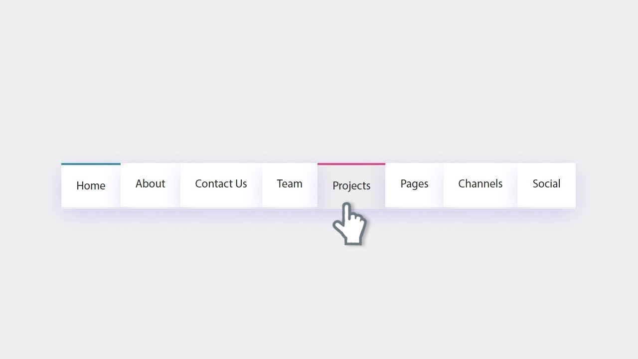 How To Create Navigation Menu In Html And Css 3d Effect Going To 4661