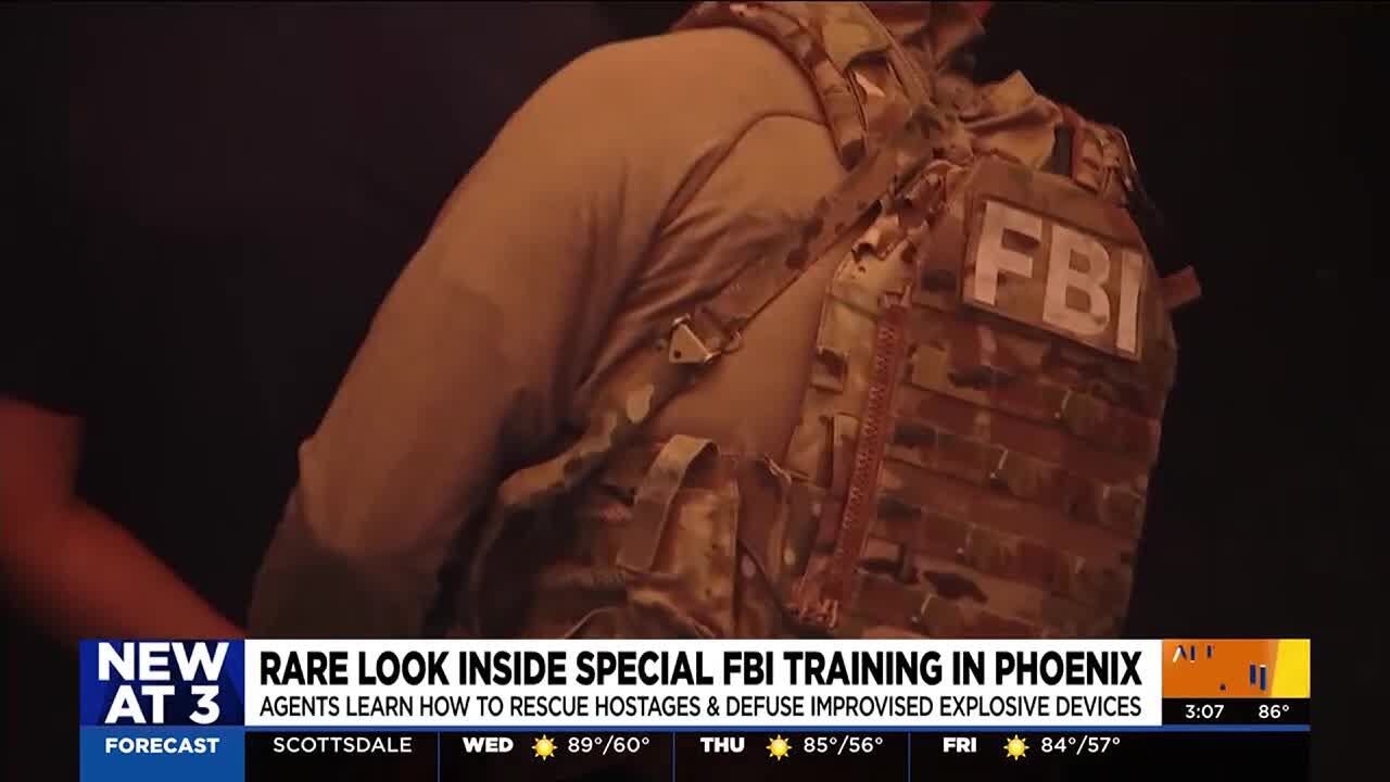 Rare look inside special FBI training in Phoenix - YouTube