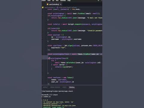 how to allow 1 session only with tokens #programming #fullstack #coding #javascript #backend ...