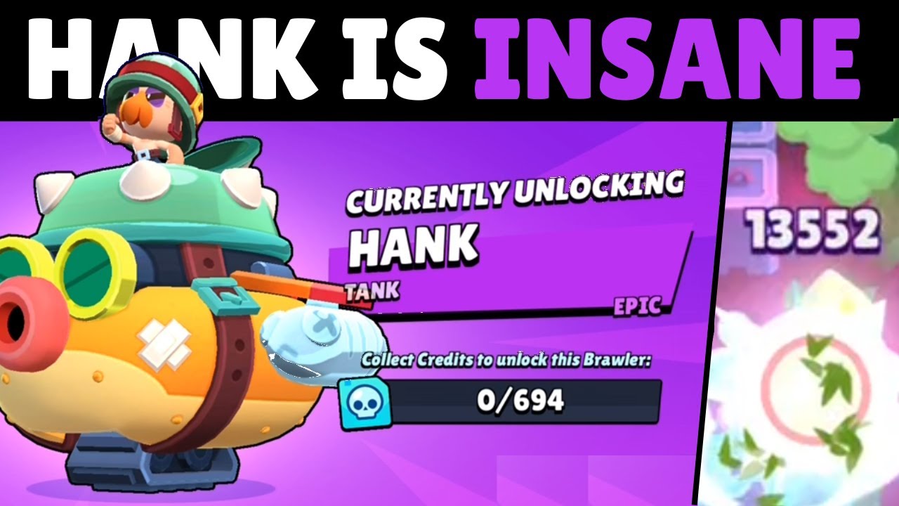 Hank The Tank😳 | First Look At Hank | New Skin | Brawl Stars - YouTube
