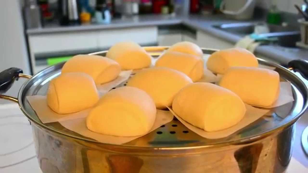 Chinese Steamed Bun / Mantou Recipe - YouTube