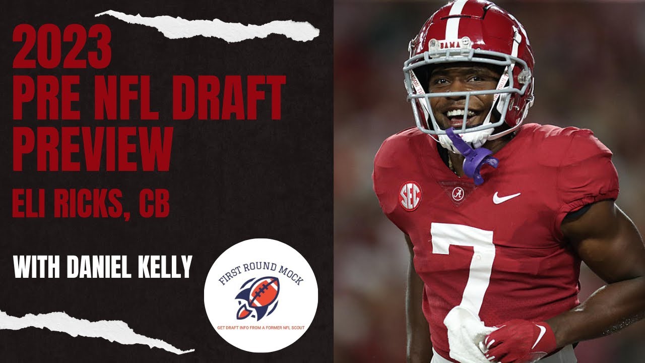 First Round Mock Alabama Cornerback Eli Ricks - YouTube