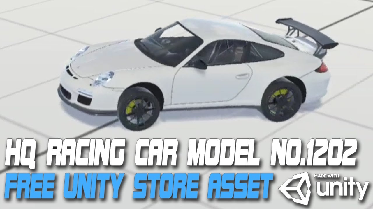 HQ Racing Car Model No.1202 | FREE Unity Store Asset | 3D Sports Race ...