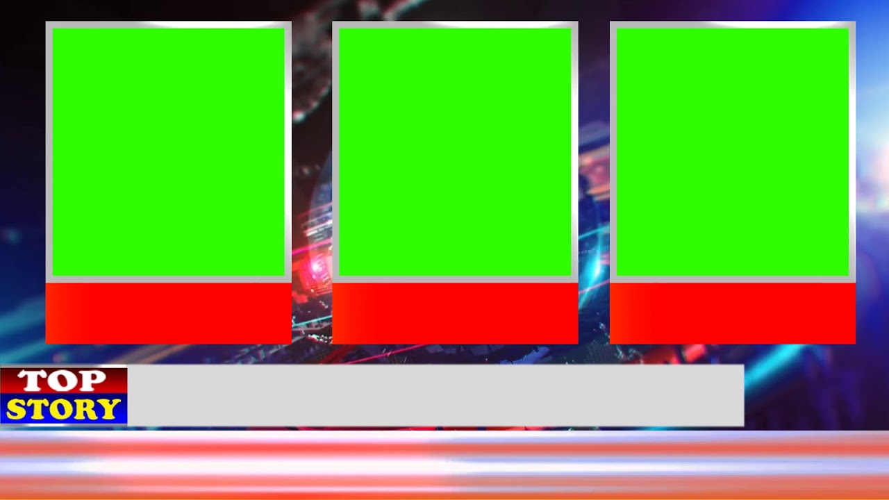 News Talk Show Free Green Screen Frame - YouTube