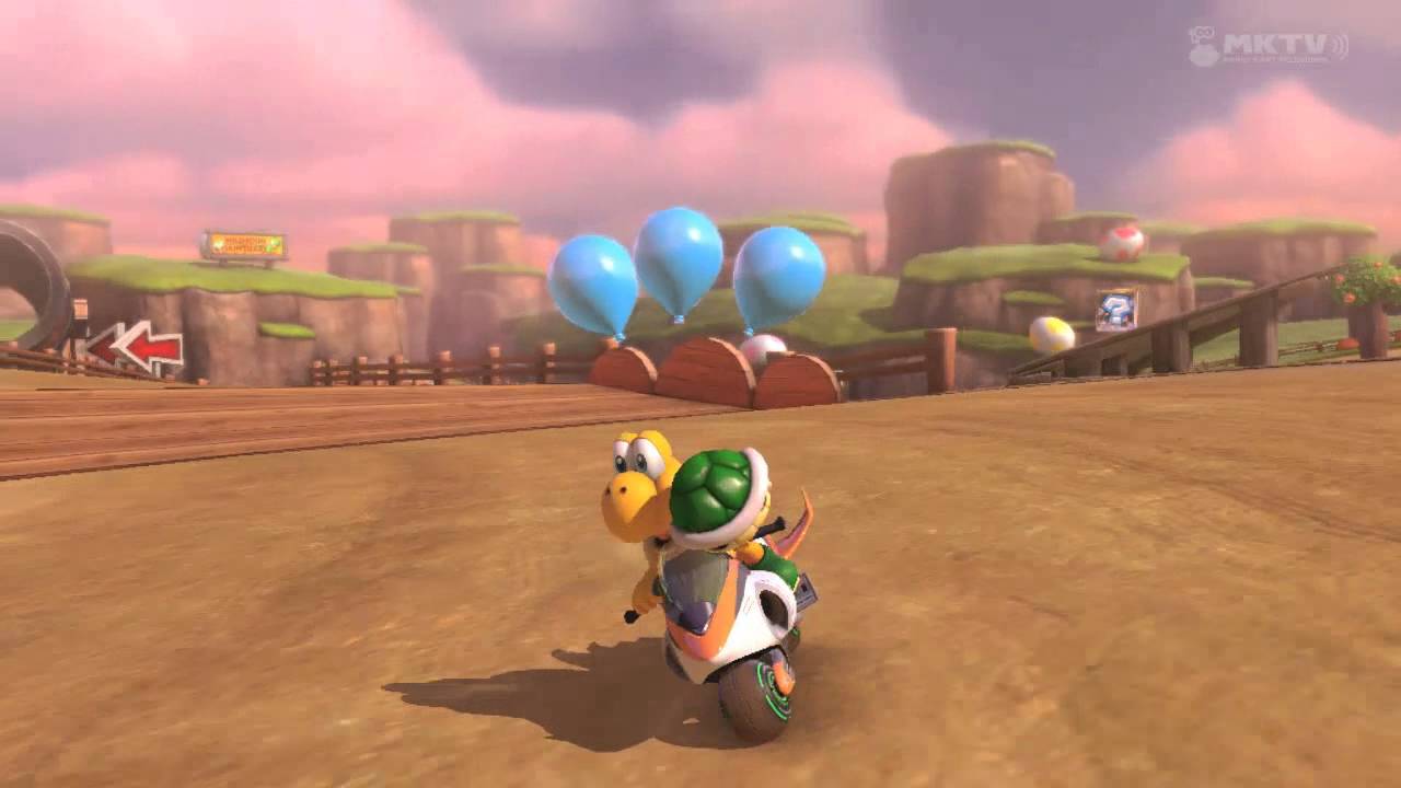 Wii U - Mario Kart 8 - (N64) Yoshi Valley - YouTube