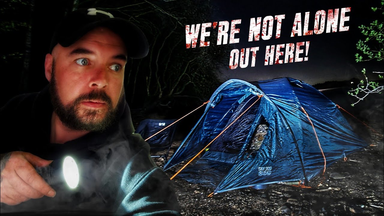 We're Not ALONE out Here! Overnight Haunted Camping - YouTube