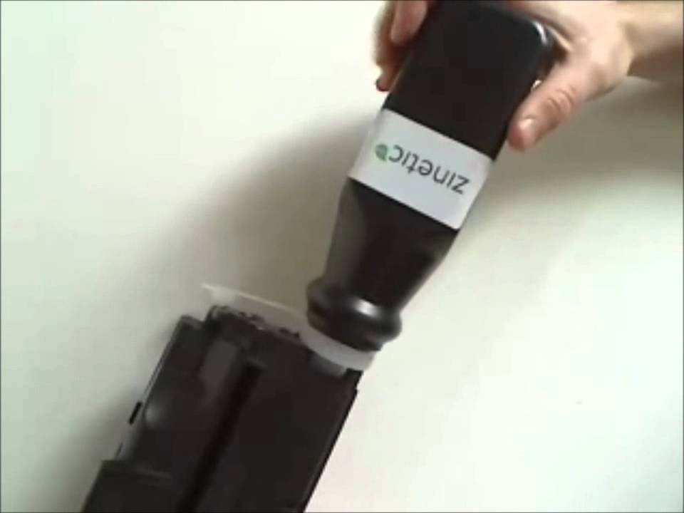 How to refill Lexmark E260 E360 E460 E462 - YouTube