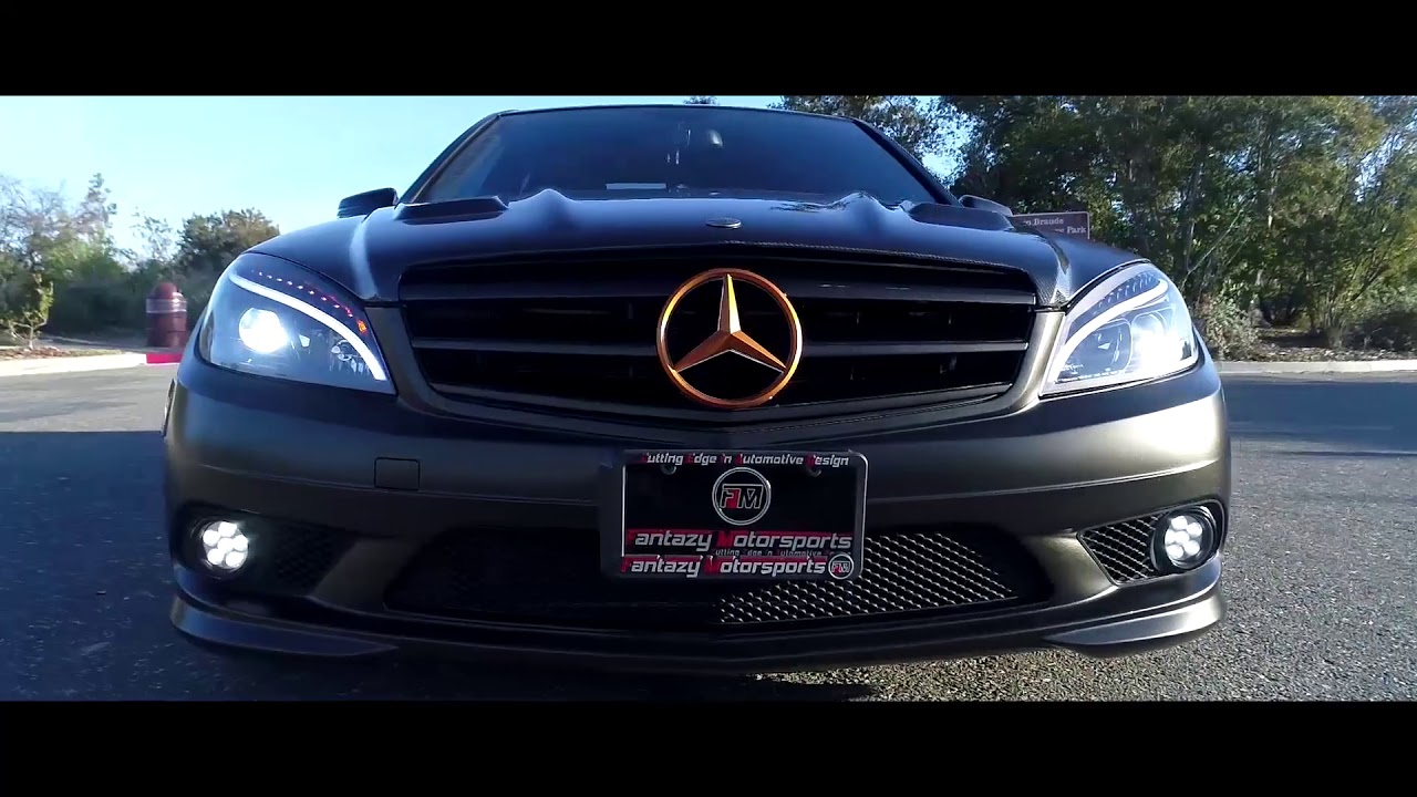 Mercedes C Class finished and completely customized - YouTube