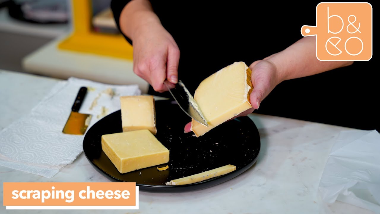 Putting your best cheese forward - how to scrape your cheese - YouTube